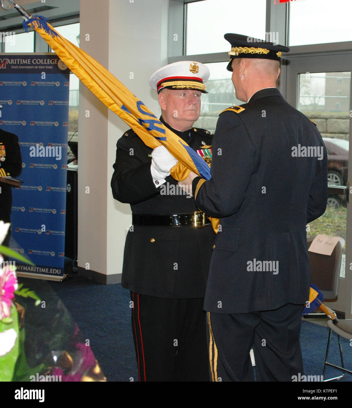 New York Naval Militia Major General Robert Wolf, the outgoing ...
