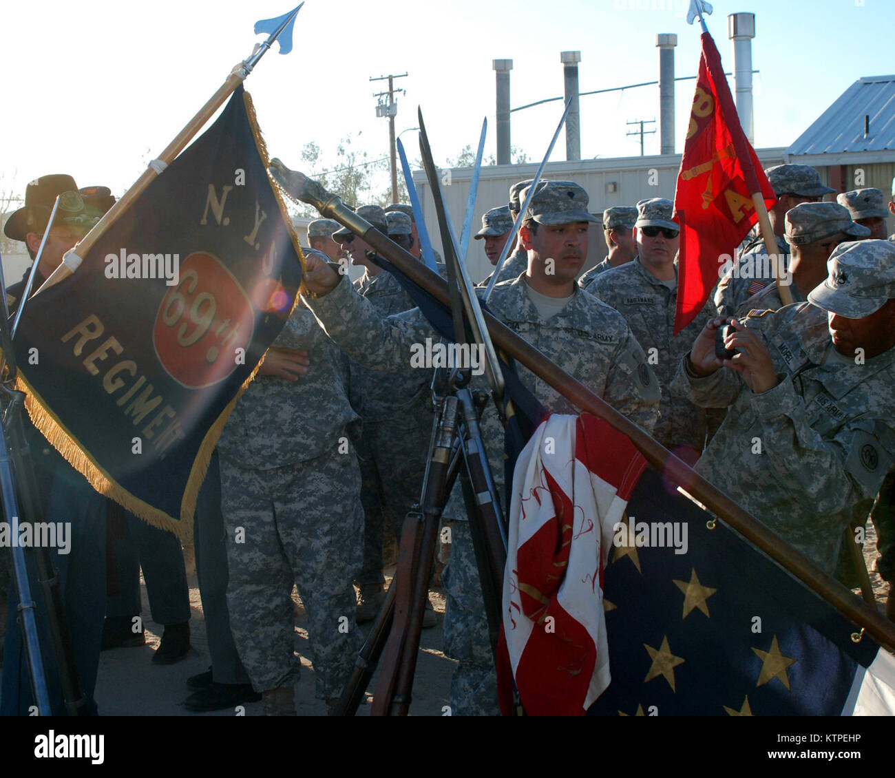 NATIONAL TRAINING CENTER, FORT IRWIN, Calif. – 69th Infantry Regiment ...