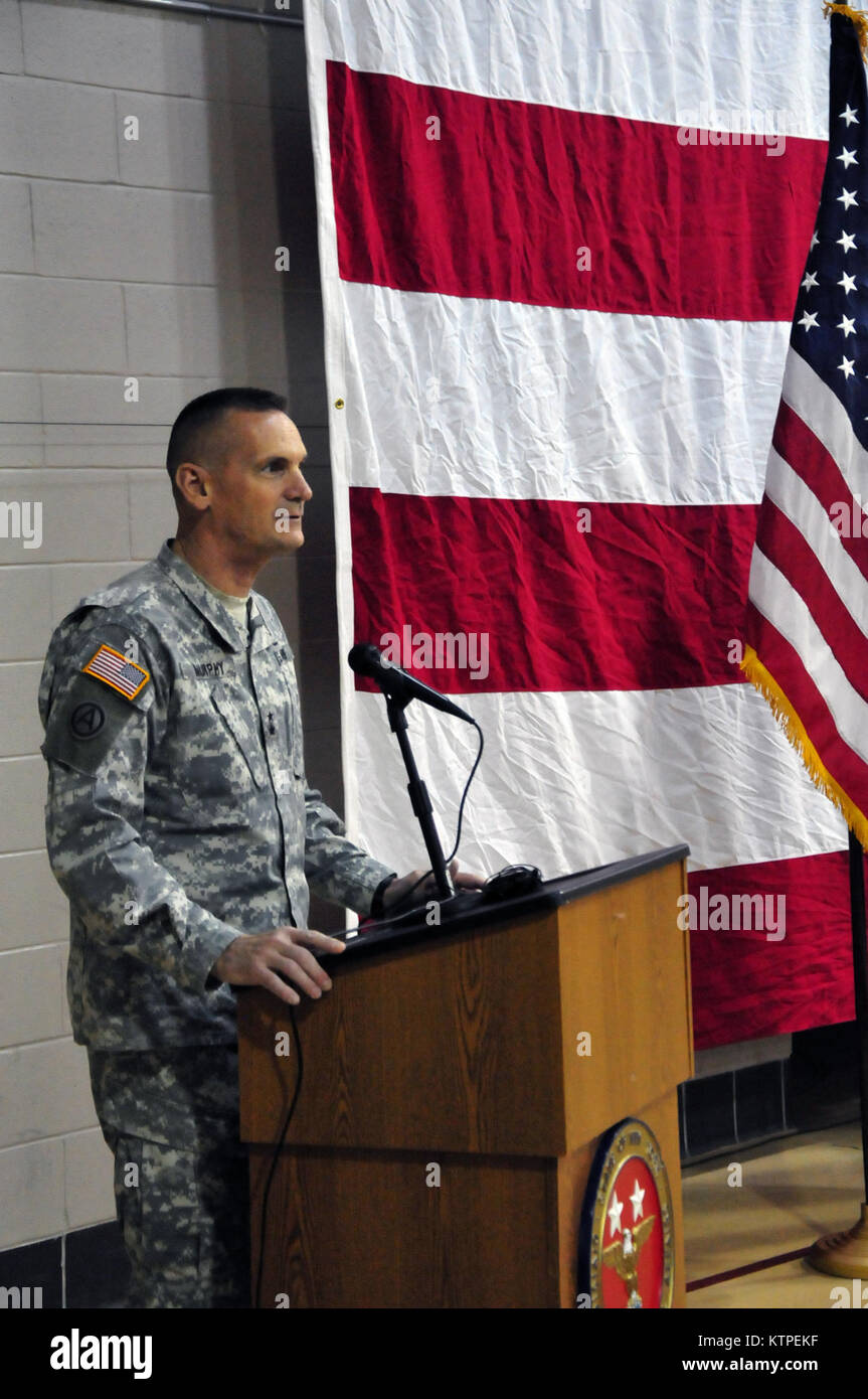 LATHAM -- Adjutant General, Maj. Gen. Patrick Murphy, addresses ...