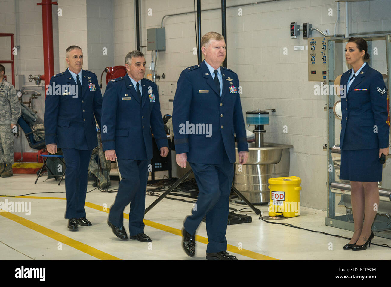 US air force presentation ceremony Stock Photo - Alamy