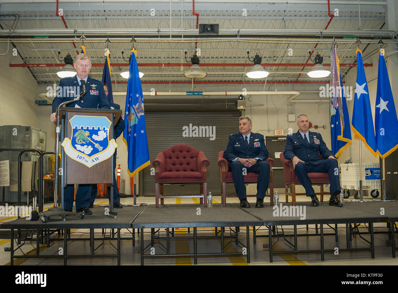 US air force presentation ceremony Stock Photo - Alamy