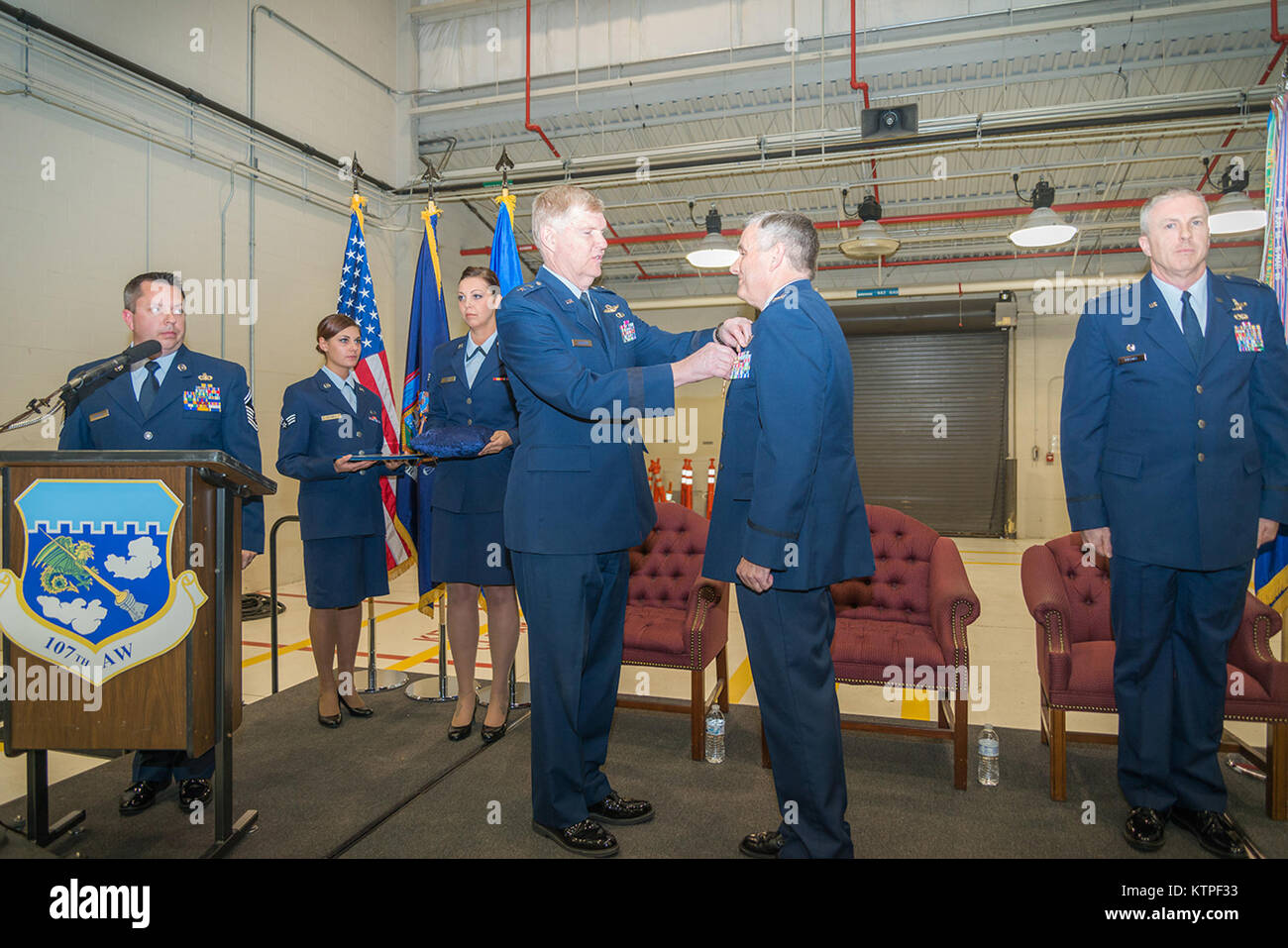 US air force presentation ceremony Stock Photo - Alamy