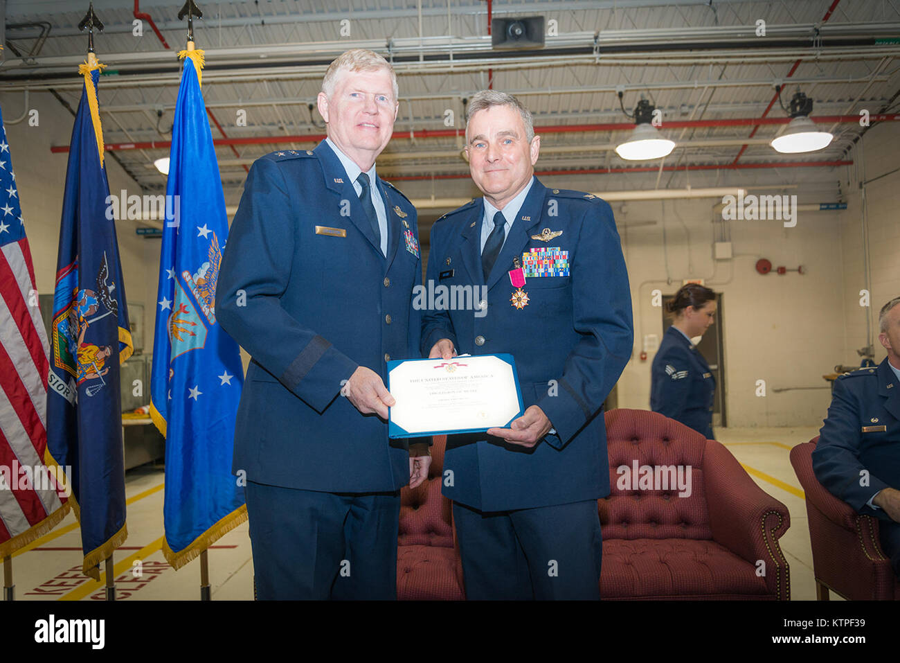 US air force presentation ceremony Stock Photo - Alamy