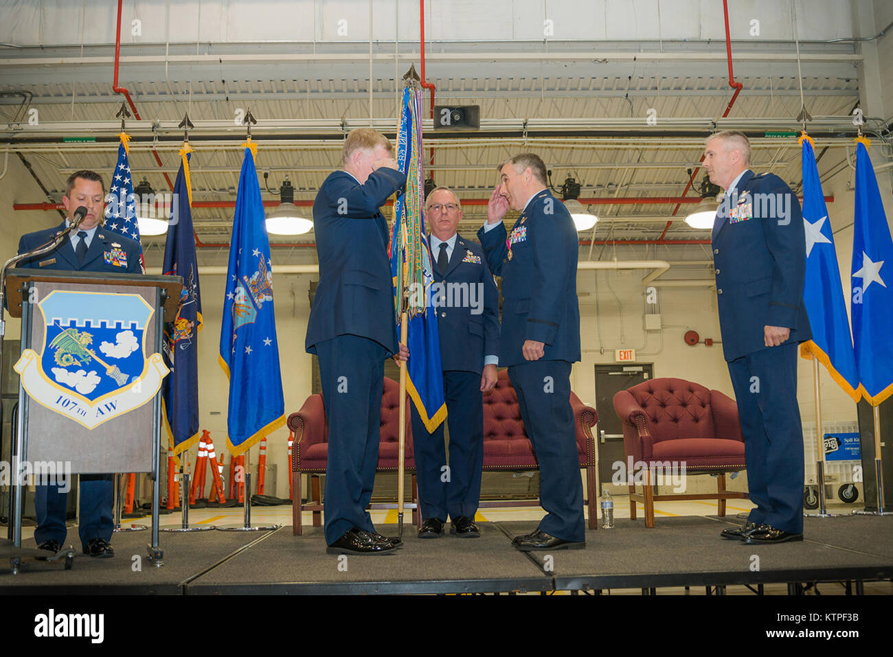 US air force presentation ceremony Stock Photo - Alamy