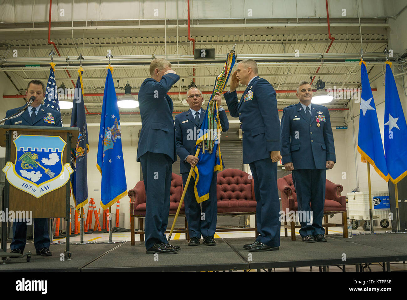 US air force presentation ceremony Stock Photo - Alamy