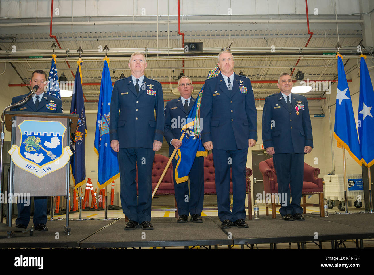 US air force presentation ceremony Stock Photo - Alamy