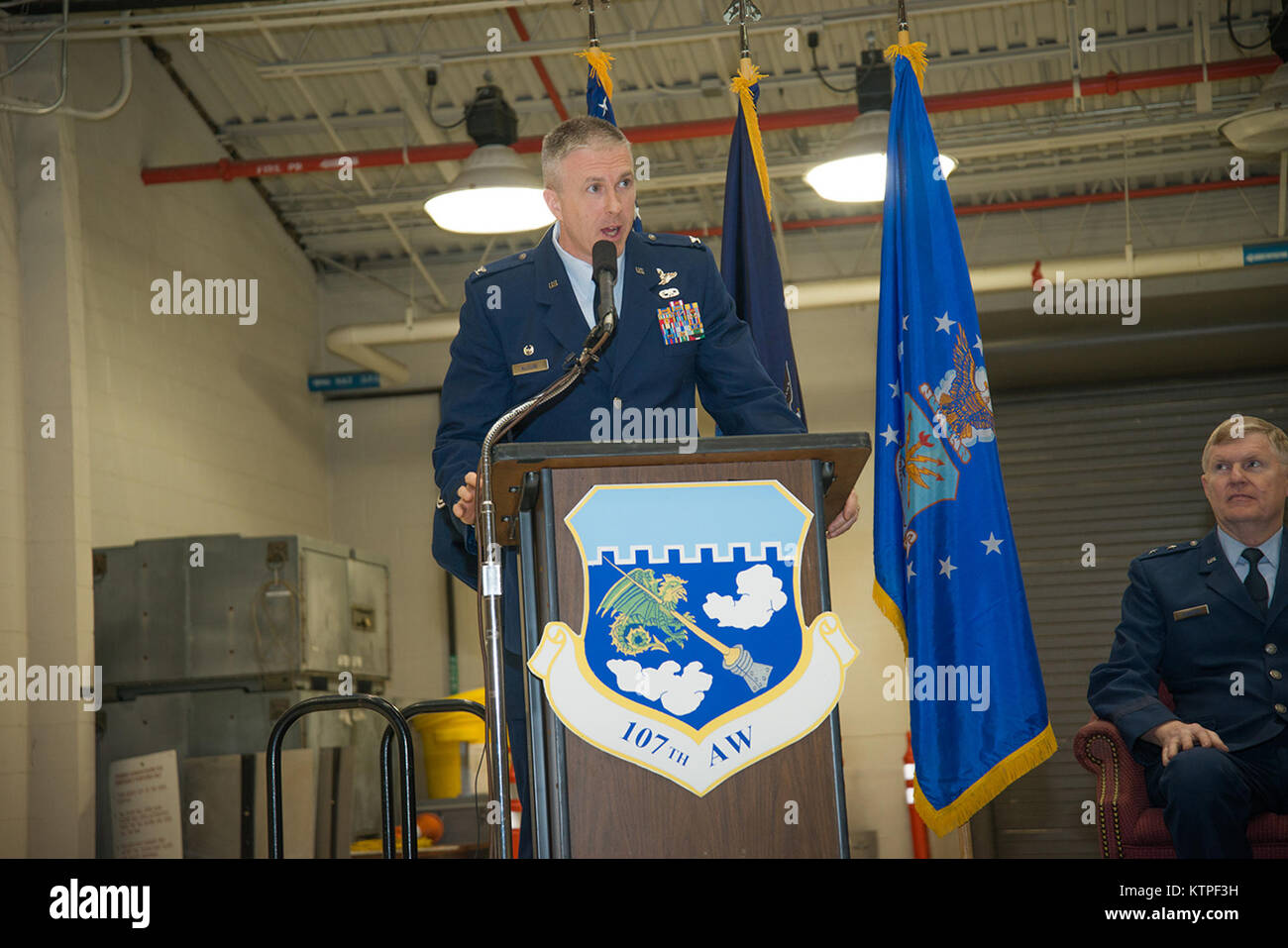 US air force presentation ceremony Stock Photo - Alamy