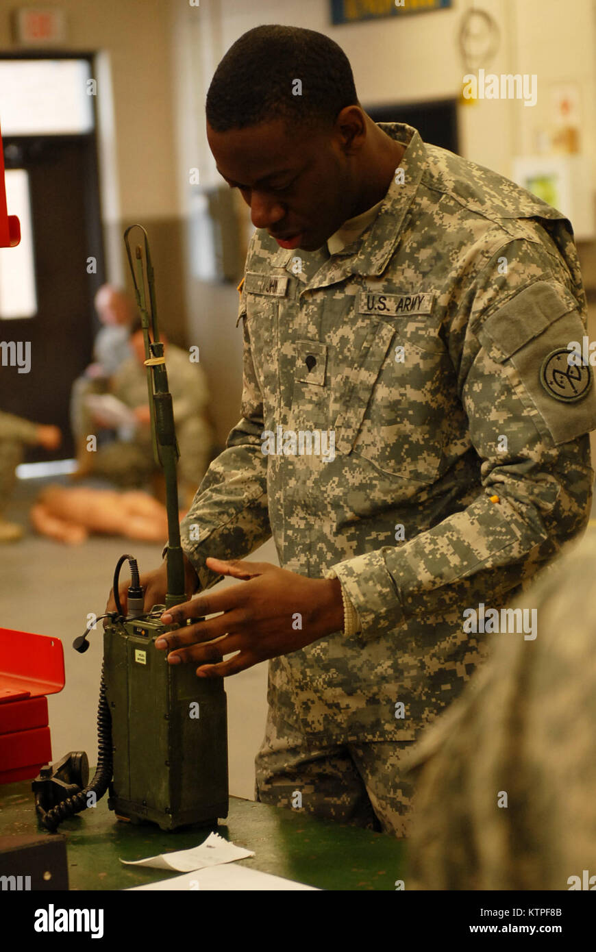 Single channel ground and airborne radio system hi-res stock ...