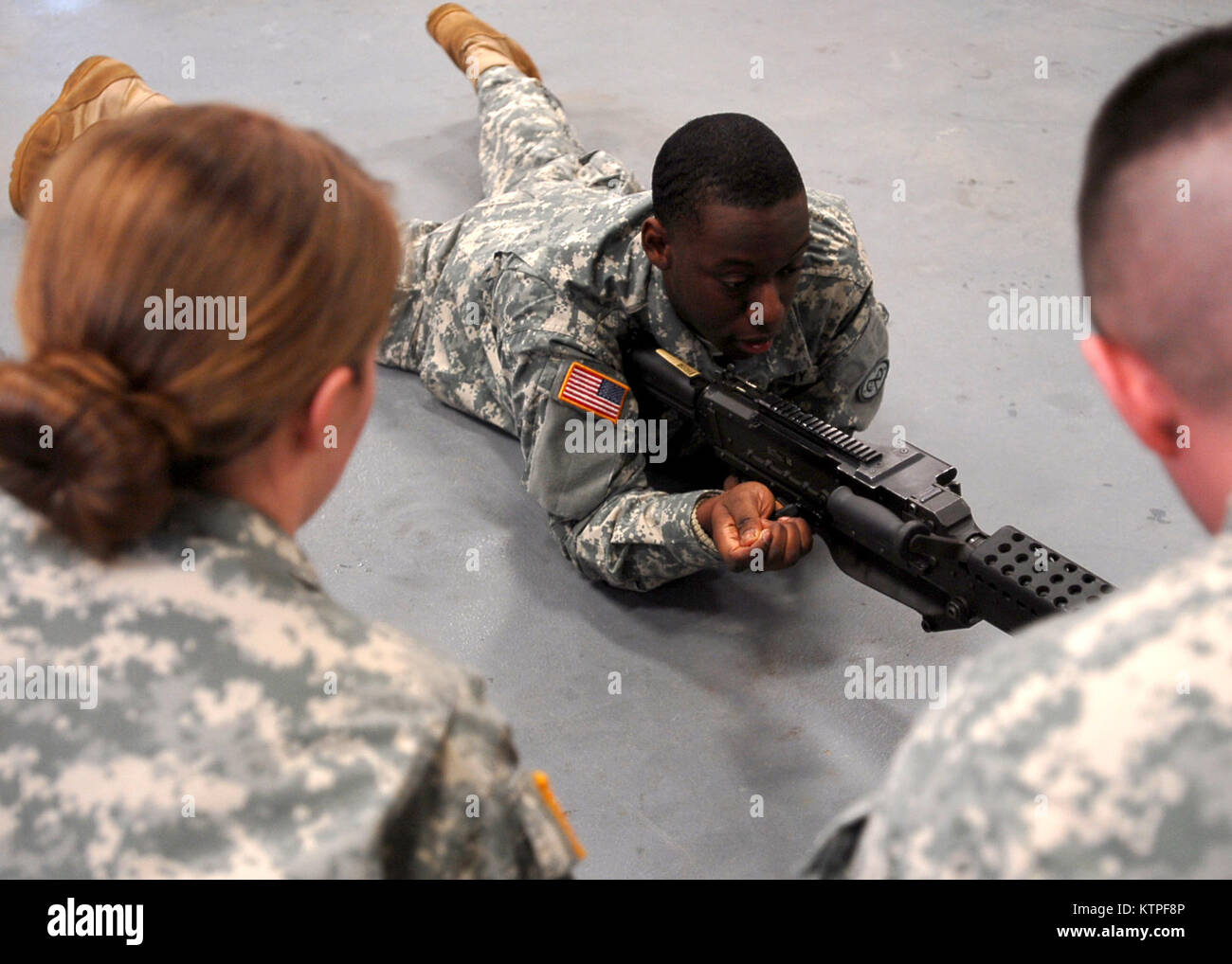 Spc. Michael John, an infantryman from Brooklyn, New York, with the 1st ...