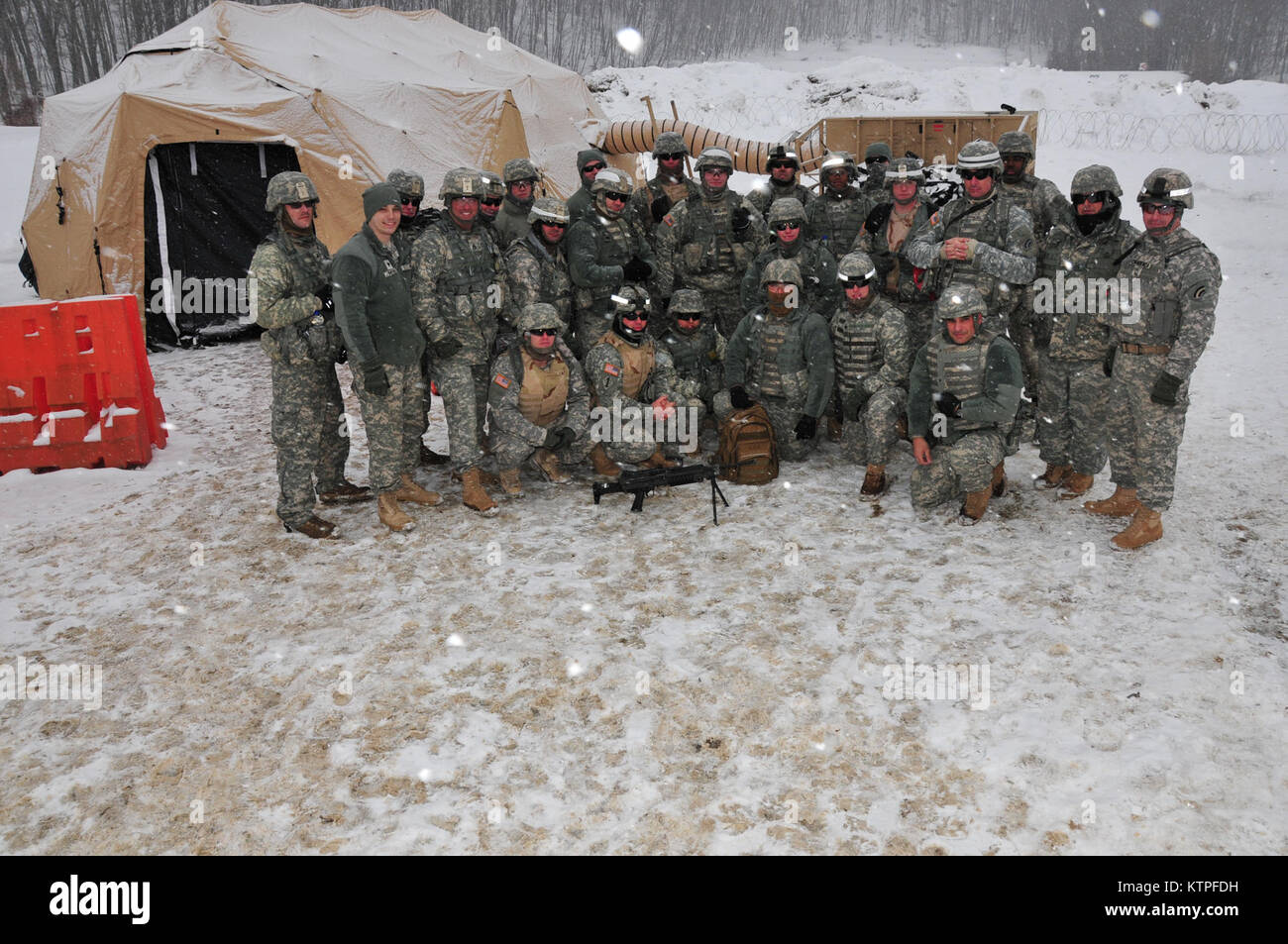A detachment of 42nd Infantry Division Soldiers who trained a group of ...