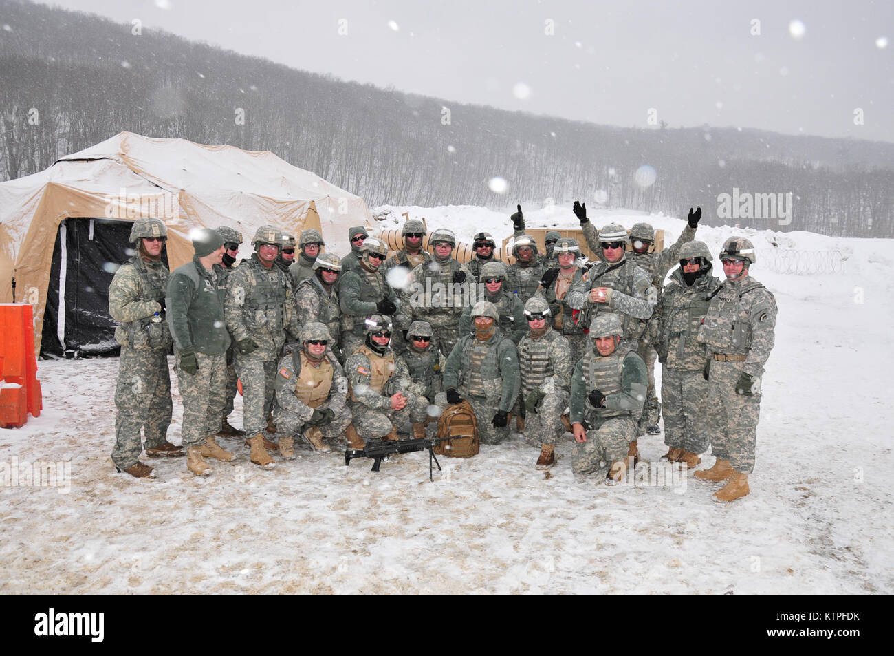 A detachment of 42nd Infantry Division Soldiers who trained a group of ...