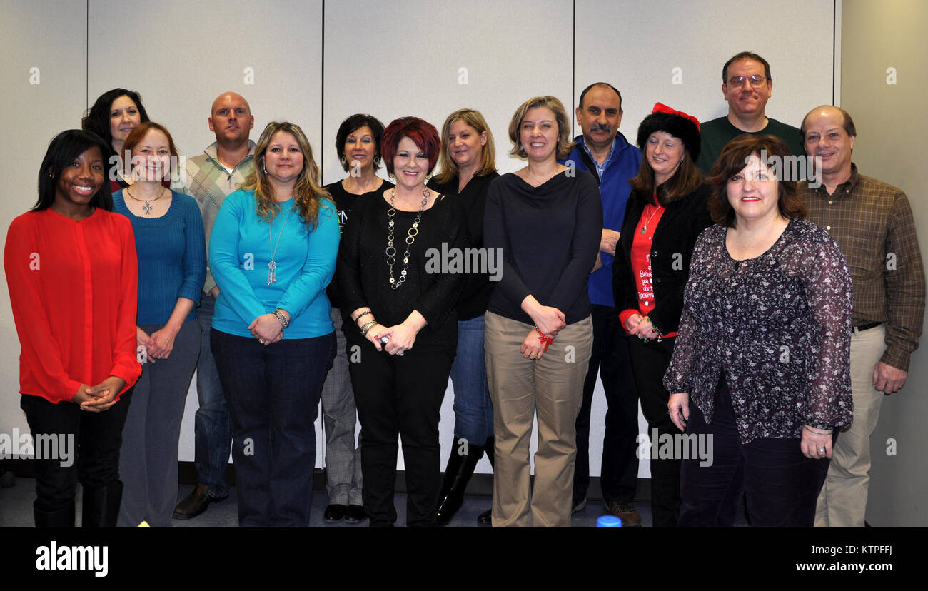 DMNA State Human Resources Directorate pose for a holiday photo, Dec ...