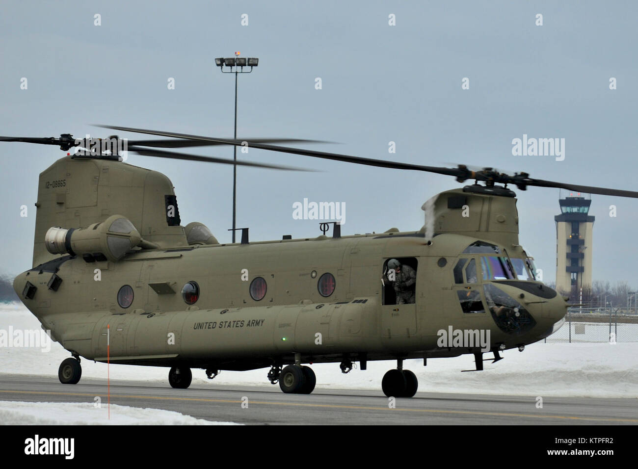 SYRACUSE, NY - Two CH-47 Chinook helicopters from Company B, 3rd ...