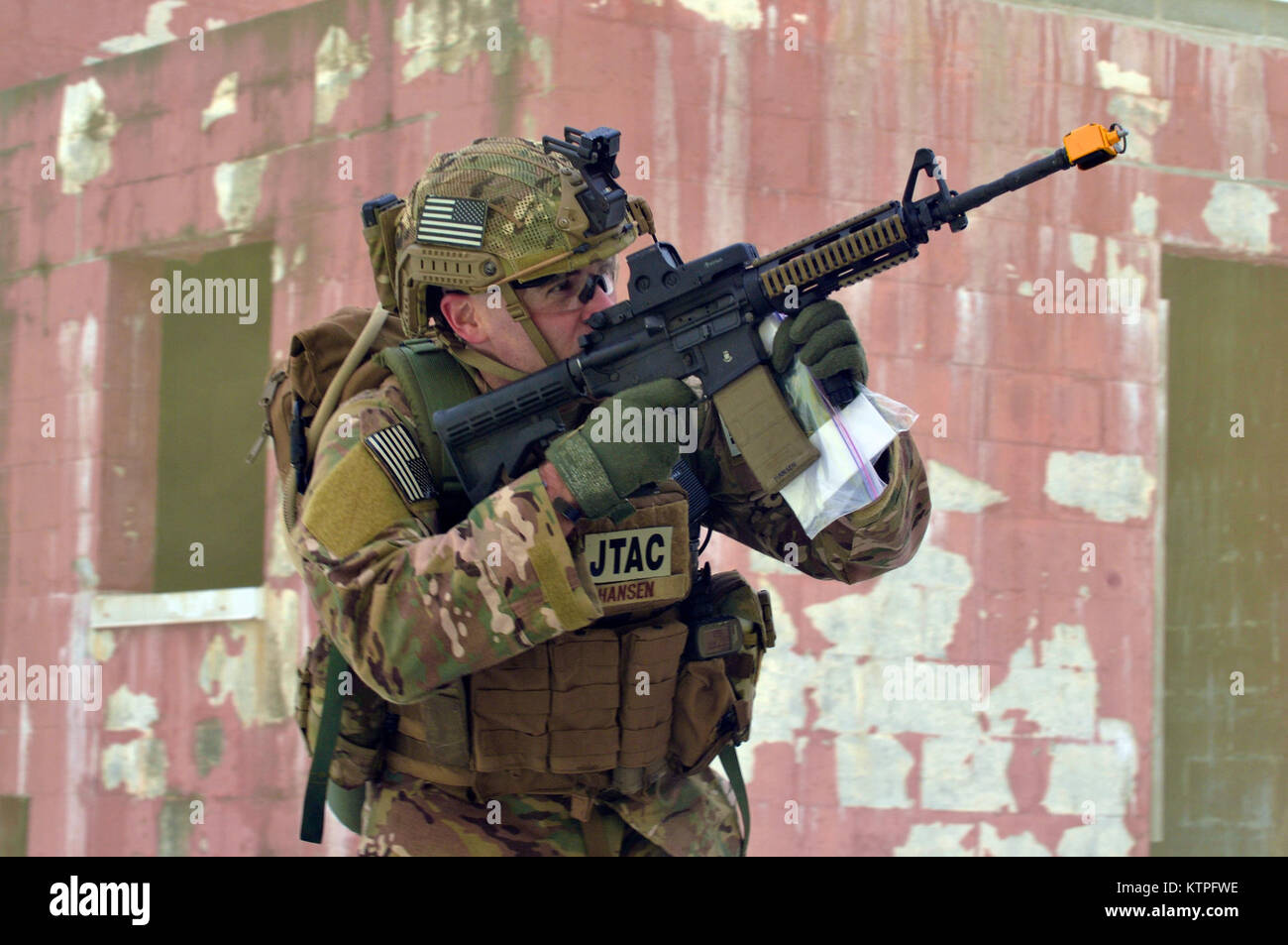 FORT DRUM, NY- Capt. Jeffery Hansen, a Joint Terminal Attack Controller ...