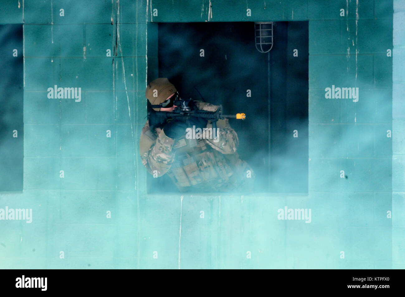 FORT DRUM, NY- A member of the 274th Air Support Operations Squadron ...