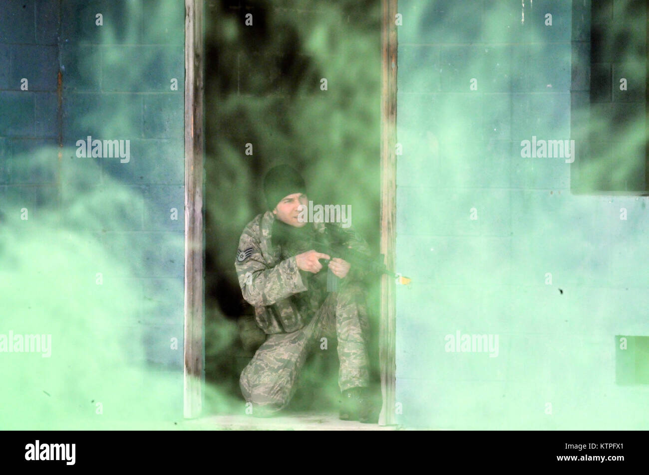 FORT DRUM, NY- A member of the 274th Air Support Operations Squadron ...