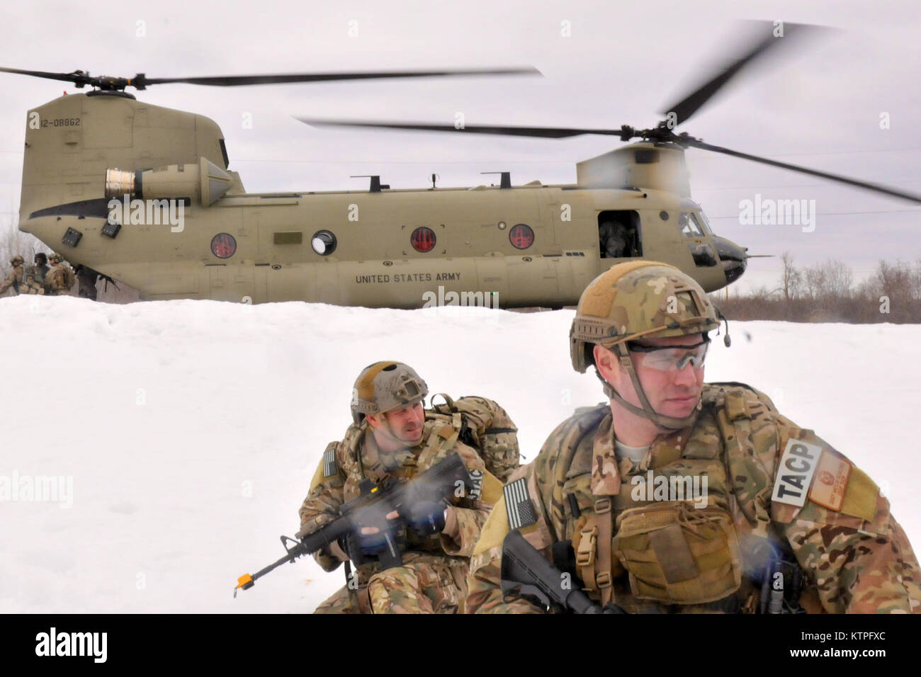 FORT DRUM, NY - Airmen from the New York Air National Guard's 274th Air ...