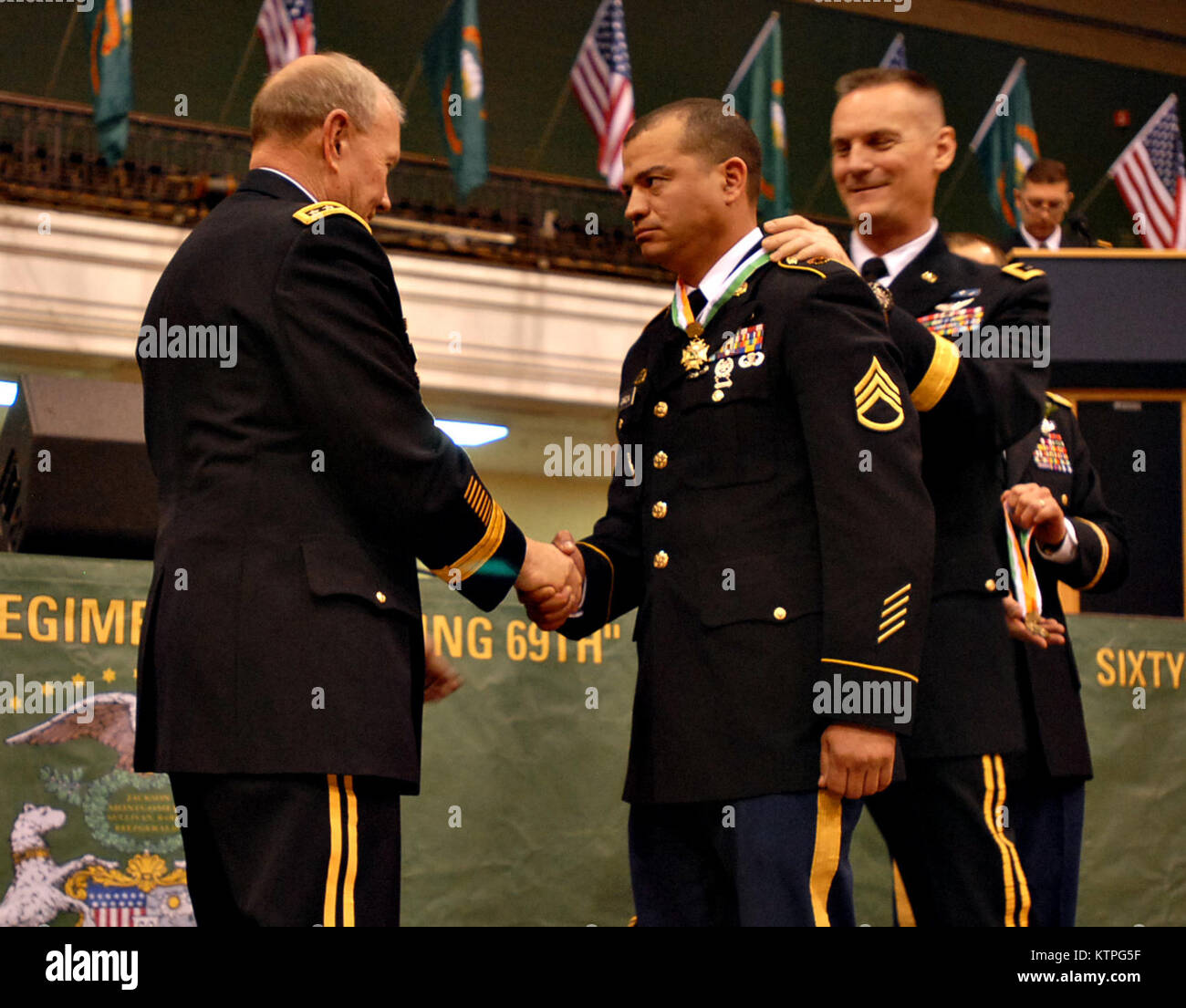NEW YORK –Soldiers from the 1st Battalion 69th Infantry Regiment attend ...