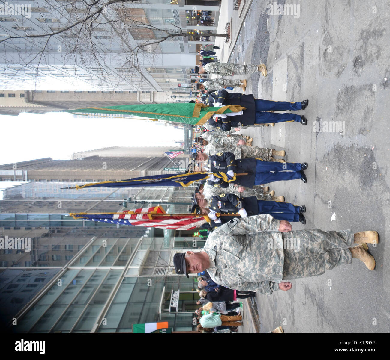 NEW YORK, NY - Soldiers of the New York Guard State Volunteer Defense ...