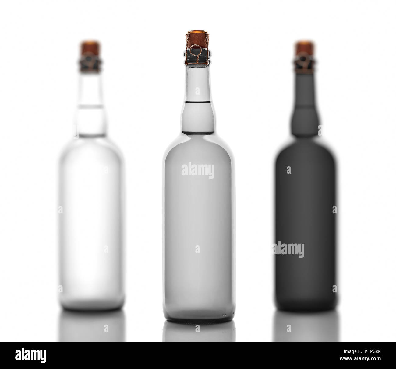 Set of gray ,glass bottles c tube, isolated on white background Stock ...