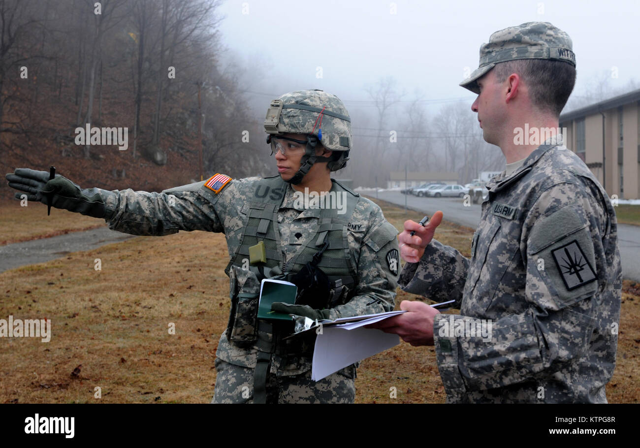 Spc. Adilia Murillo, a military police officer with the 107th MP ...