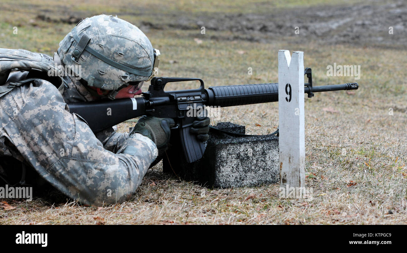 Competitors test on a stress shoot at the annual New York State Best ...