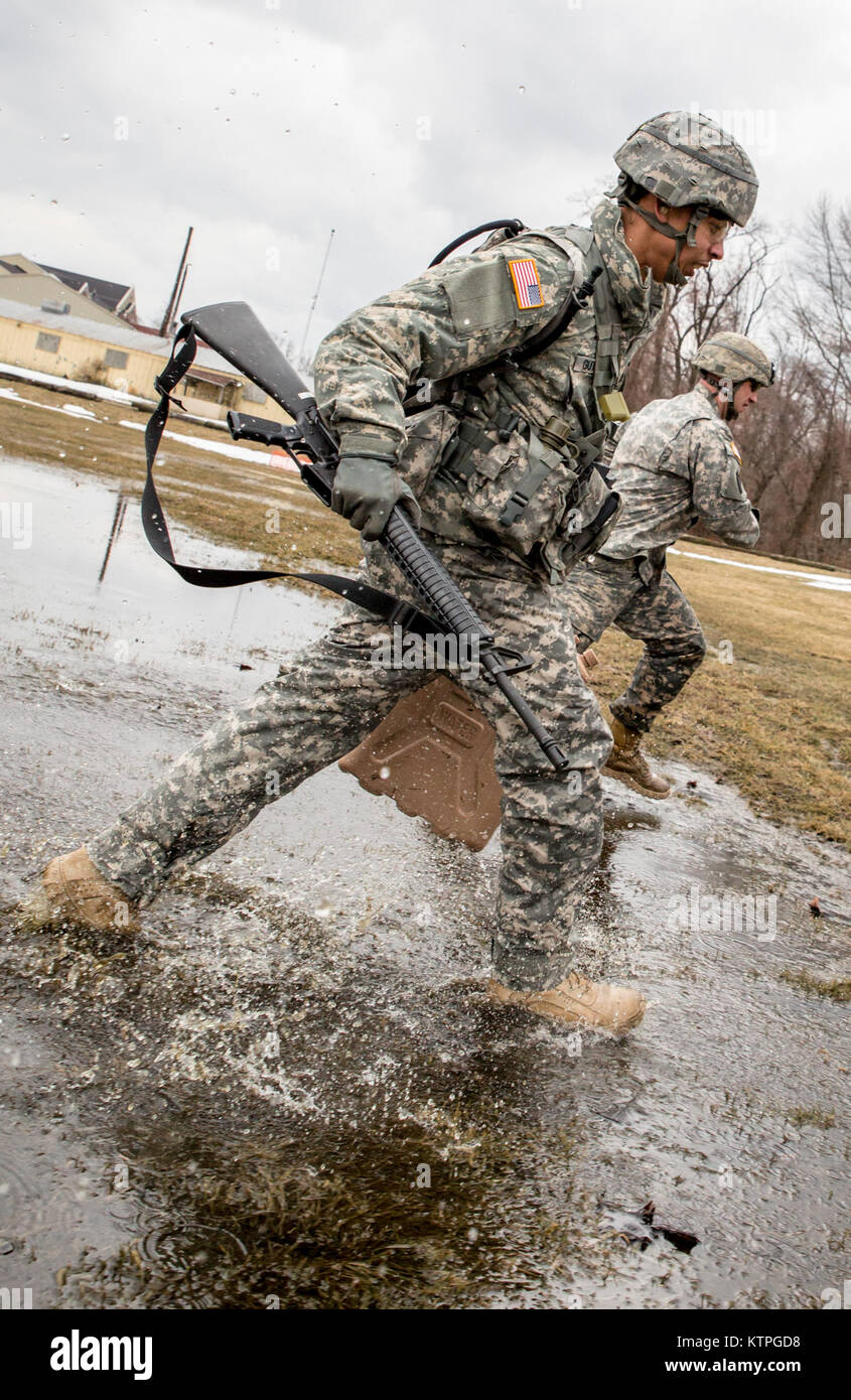 Competitors test on a stress shoot at the annual New York State Best ...
