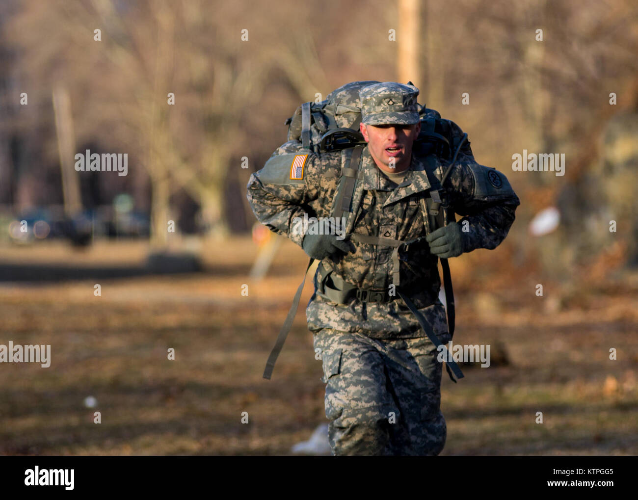 Pfc. Vincente Torres, a soldier with the 27th Infantry Brigade Combat ...
