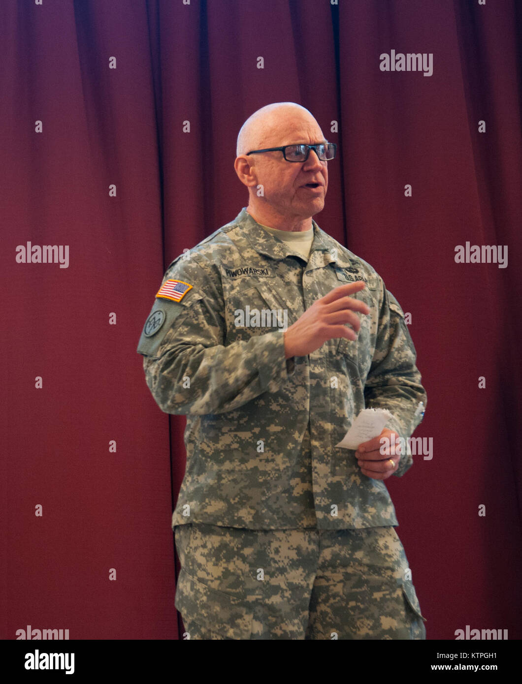 Command Sgt. Maj. David Piwowarski, the Command Sgt. Maj.of the 42nd ...