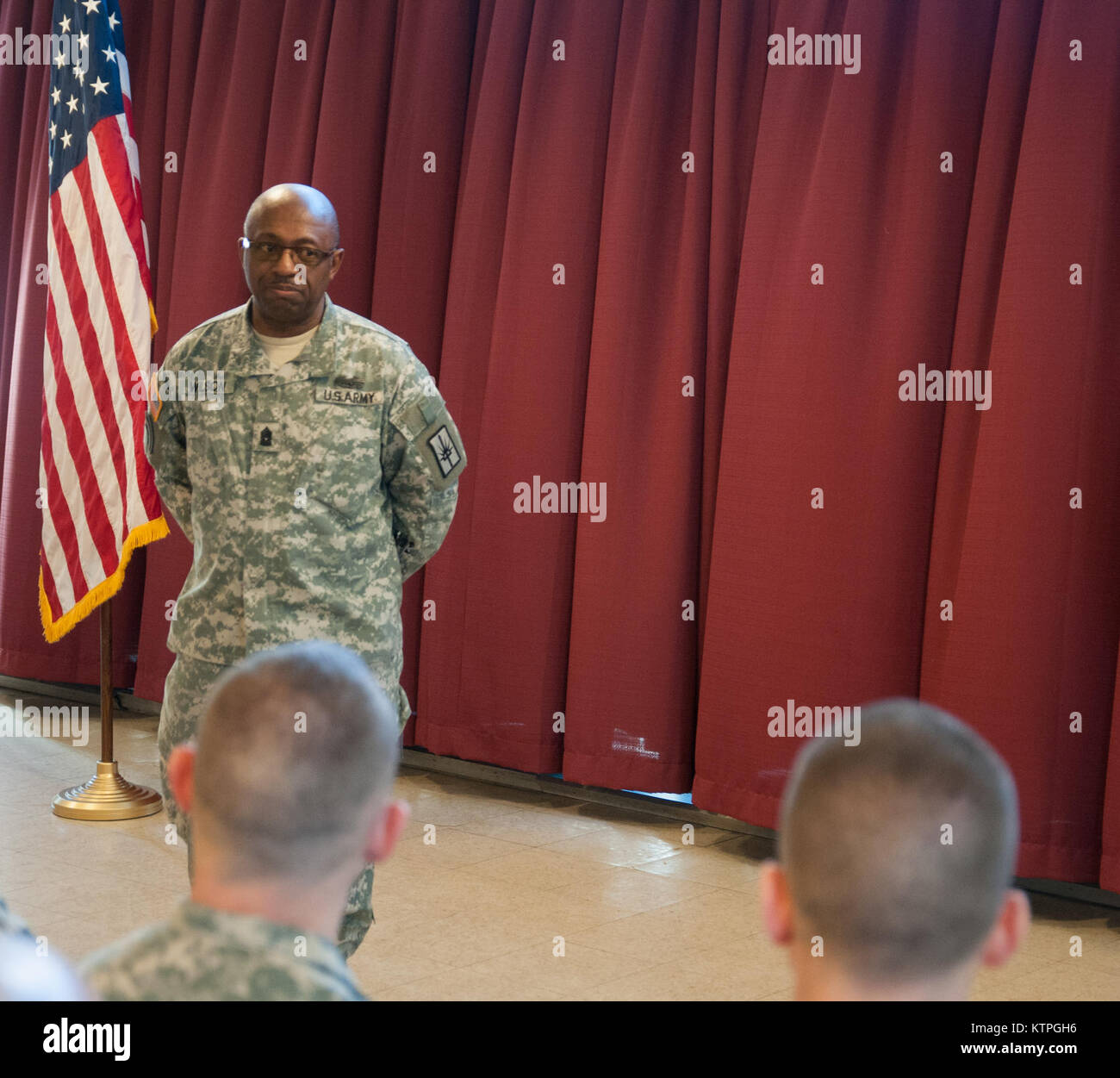 Command Sgt. Maj. Louis Wilson, the Command Sgt. Maj.of the State of ...