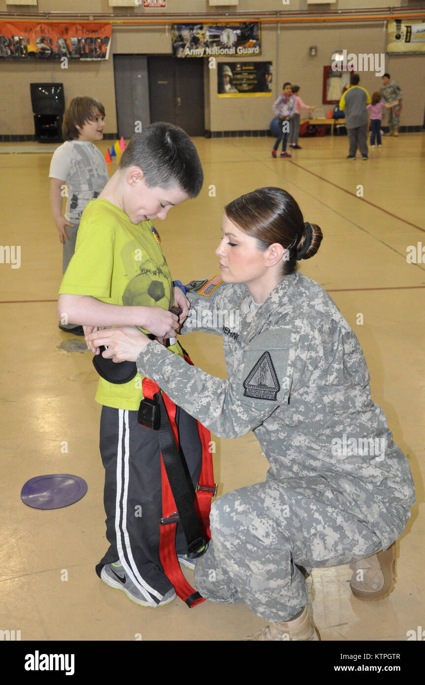 Children of Soldiers and Airmen assigned to New York National Guard ...