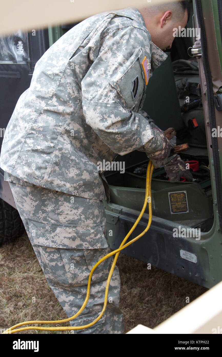 U.S. Army National Guard personnel daily duties and life. Working ...