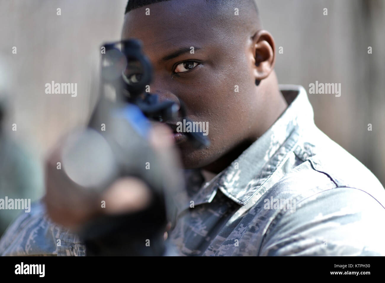 CAMP SMITH, NY - Senior Airman Assad Pharr, a member of the 106th ...