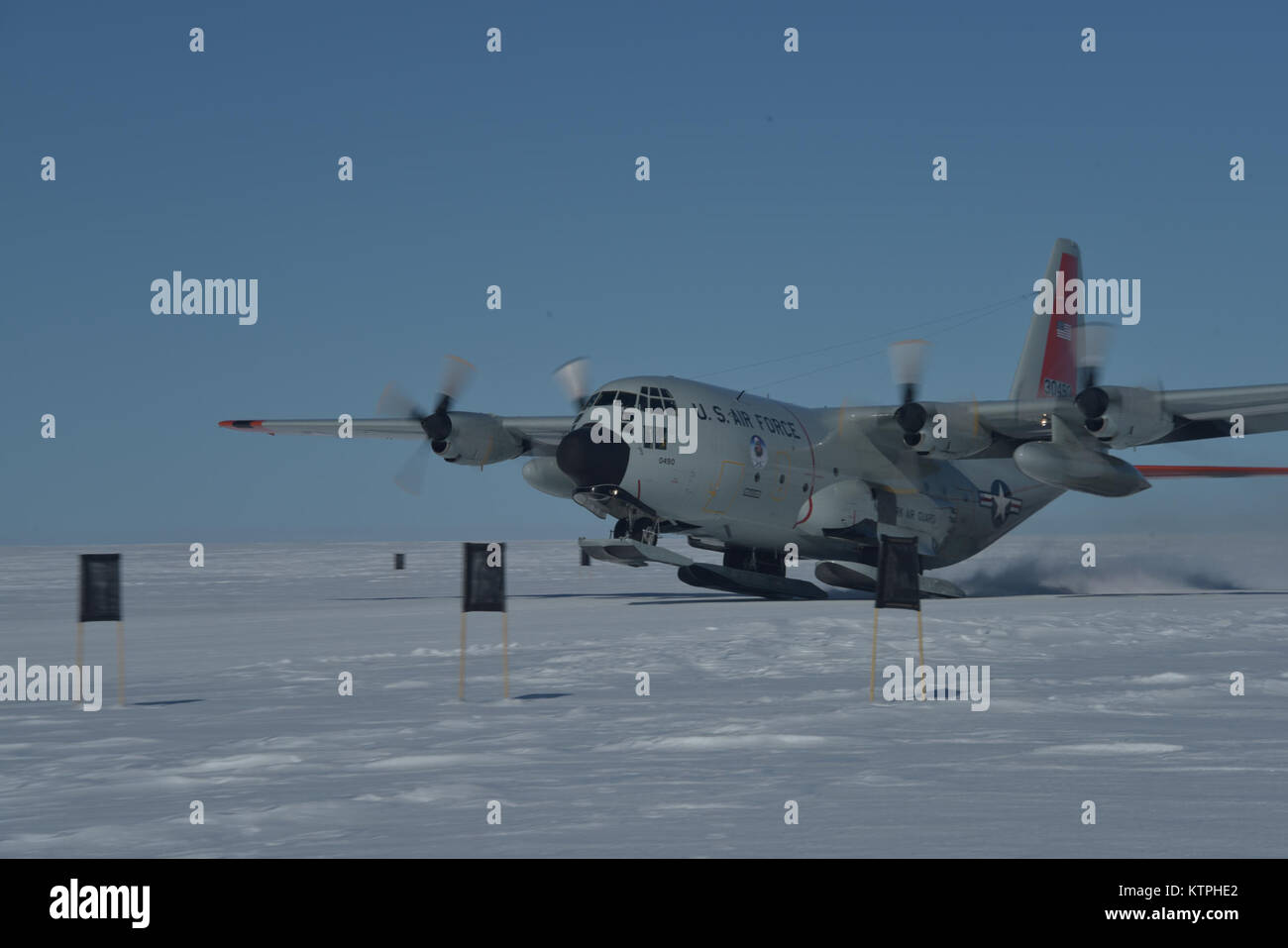 RAVEN CAMP, Greenland -- An LC-130 "Skibird" based out of Stratton Air ...