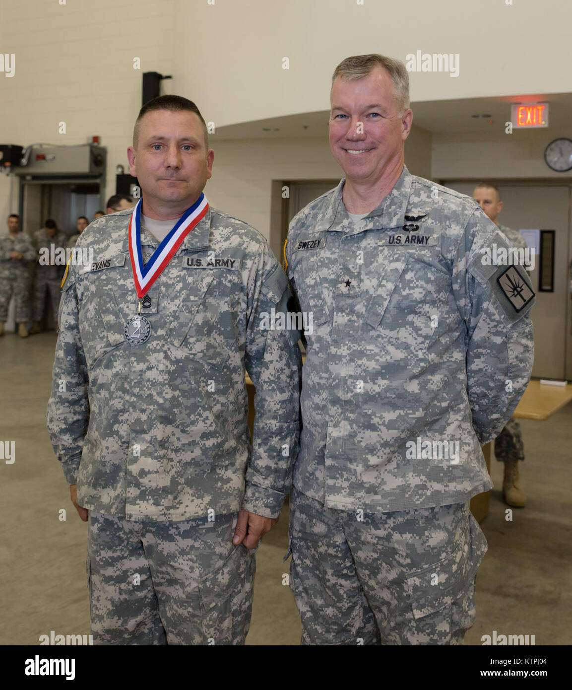 Sgt. 1st Class Arthur Evans, of the 727th Military Police, poses with ...