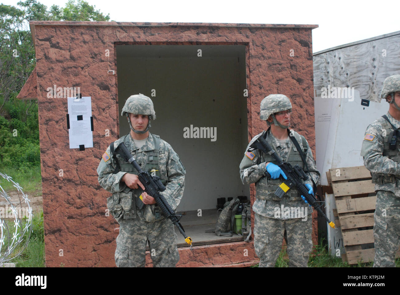 Soldiers from the 102nd Military Police Battalion, Headquarters ...