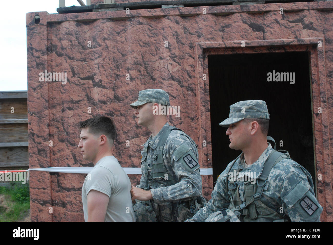 Soldiers from the 102nd Military Police Battalion, Headquarters ...