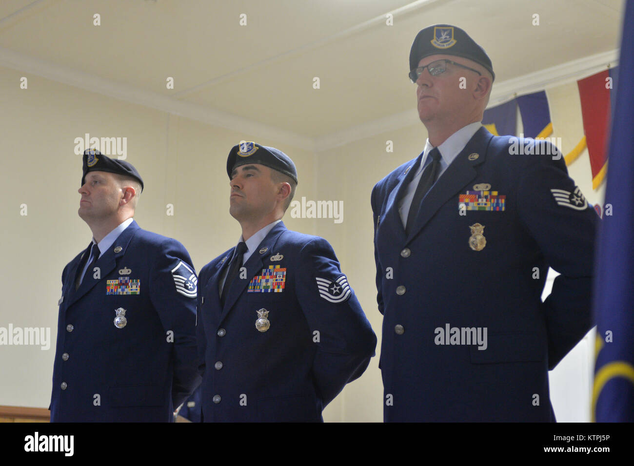 WESTHAMPTON BEACH, New York - Three New York Air National Guard airmen ...