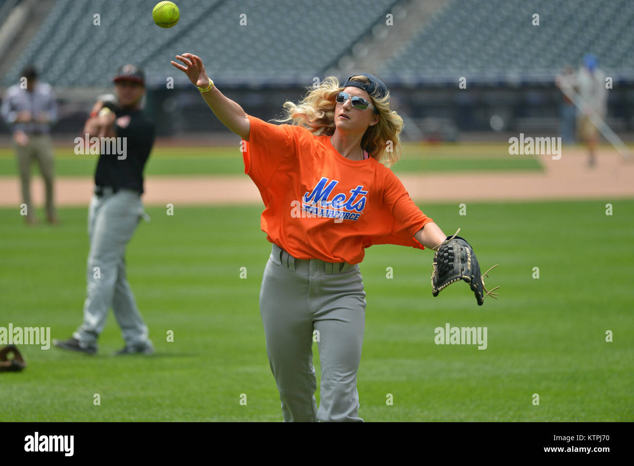 NEW YORK, NY - 2nd Lt. Tabitha Burns, a member of the 106th Rescue Wing ...