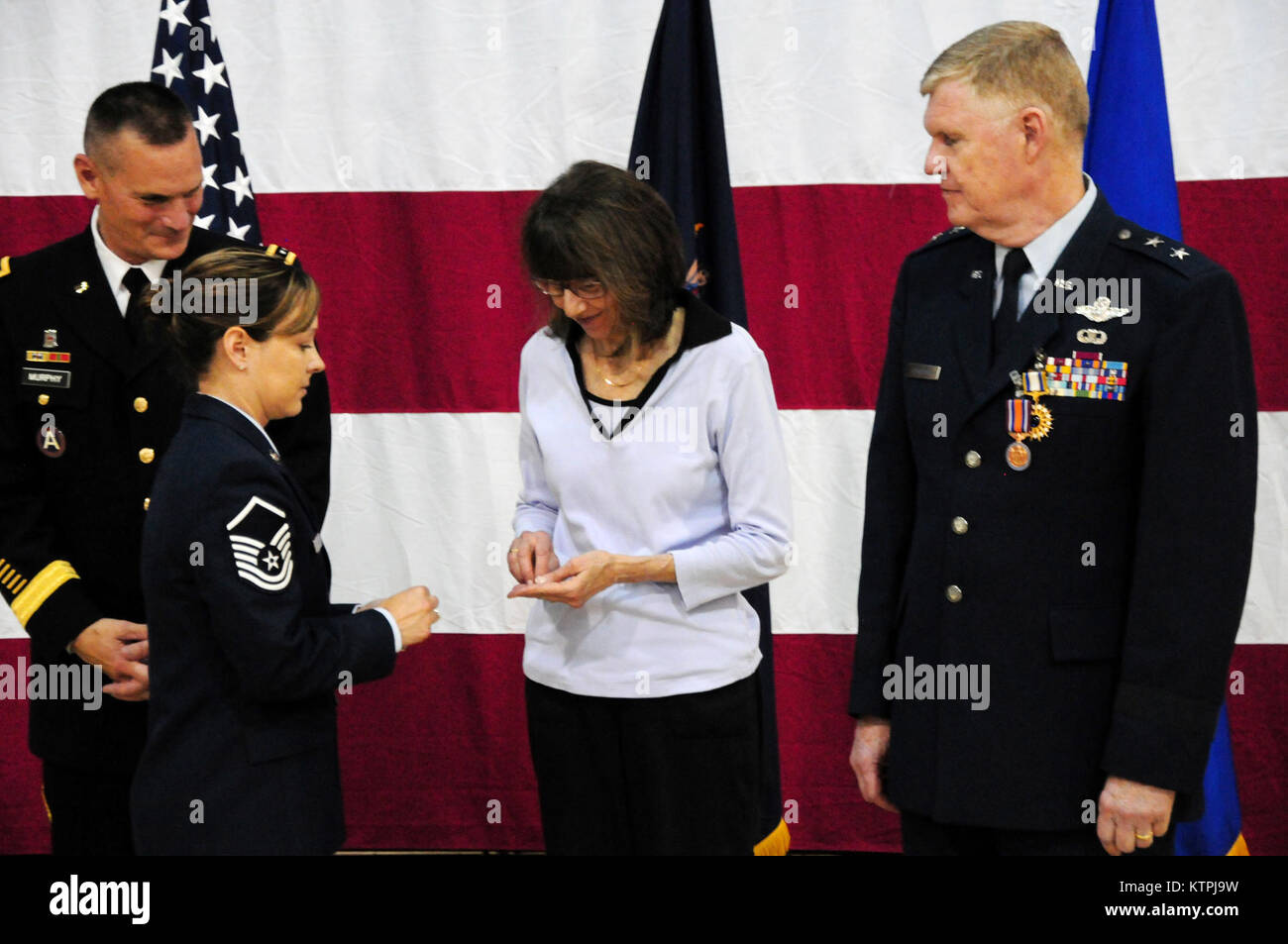 US military medal ceremony Stock Photo - Alamy