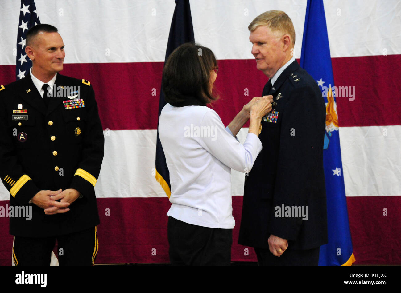 US military medal ceremony Stock Photo - Alamy