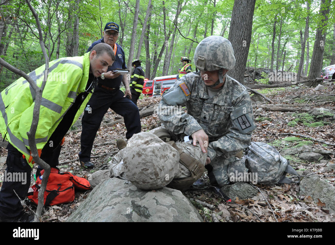 CAMP SMITH-- New York Army National Guard Soldiers conducted emergency ...