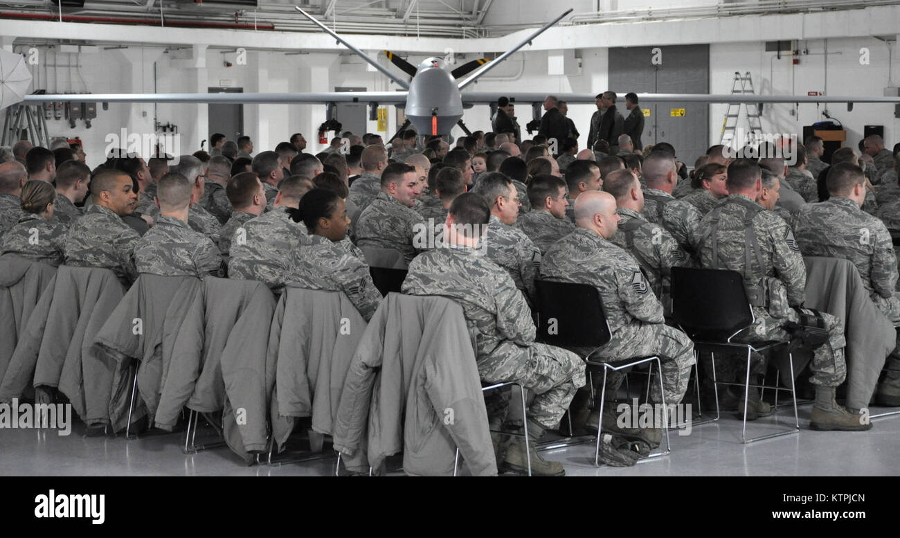 Reaper drone with marines Stock Photo - Alamy