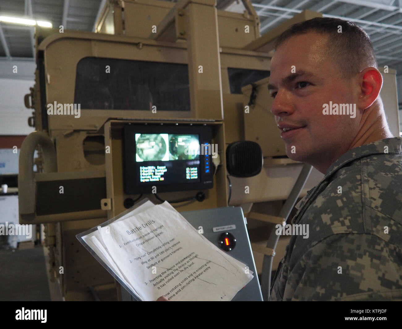 Staff Sgt. Randall Partridge of the 42nd Infantry Division Headquarters ...