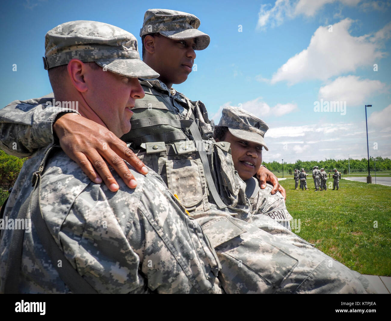 Soldiers of the 42nd Infantry Division Headquarters and Headquarters ...