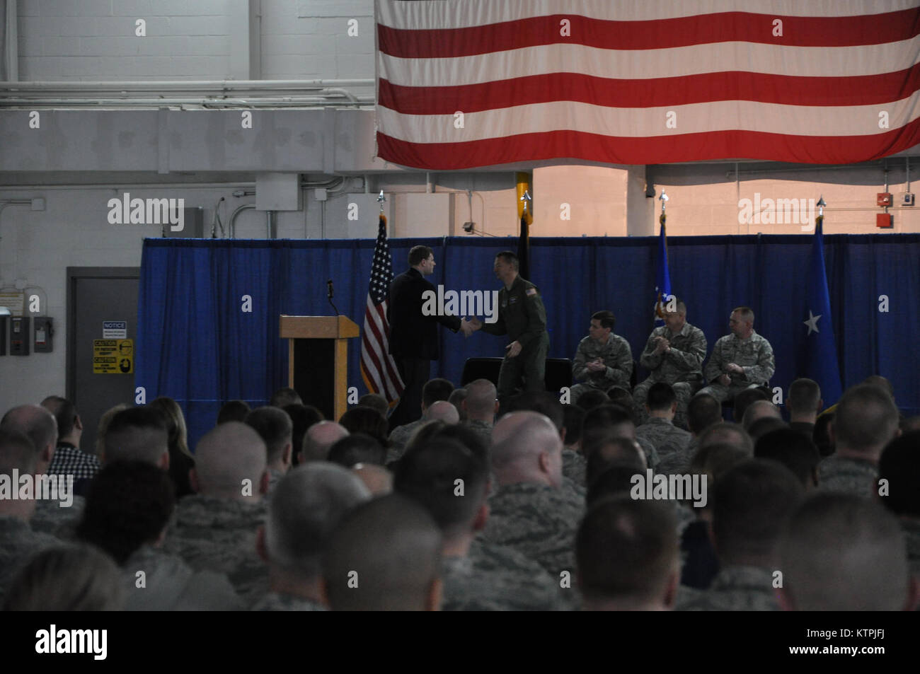 US military at Reaper drone training seminar Stock Photo - Alamy