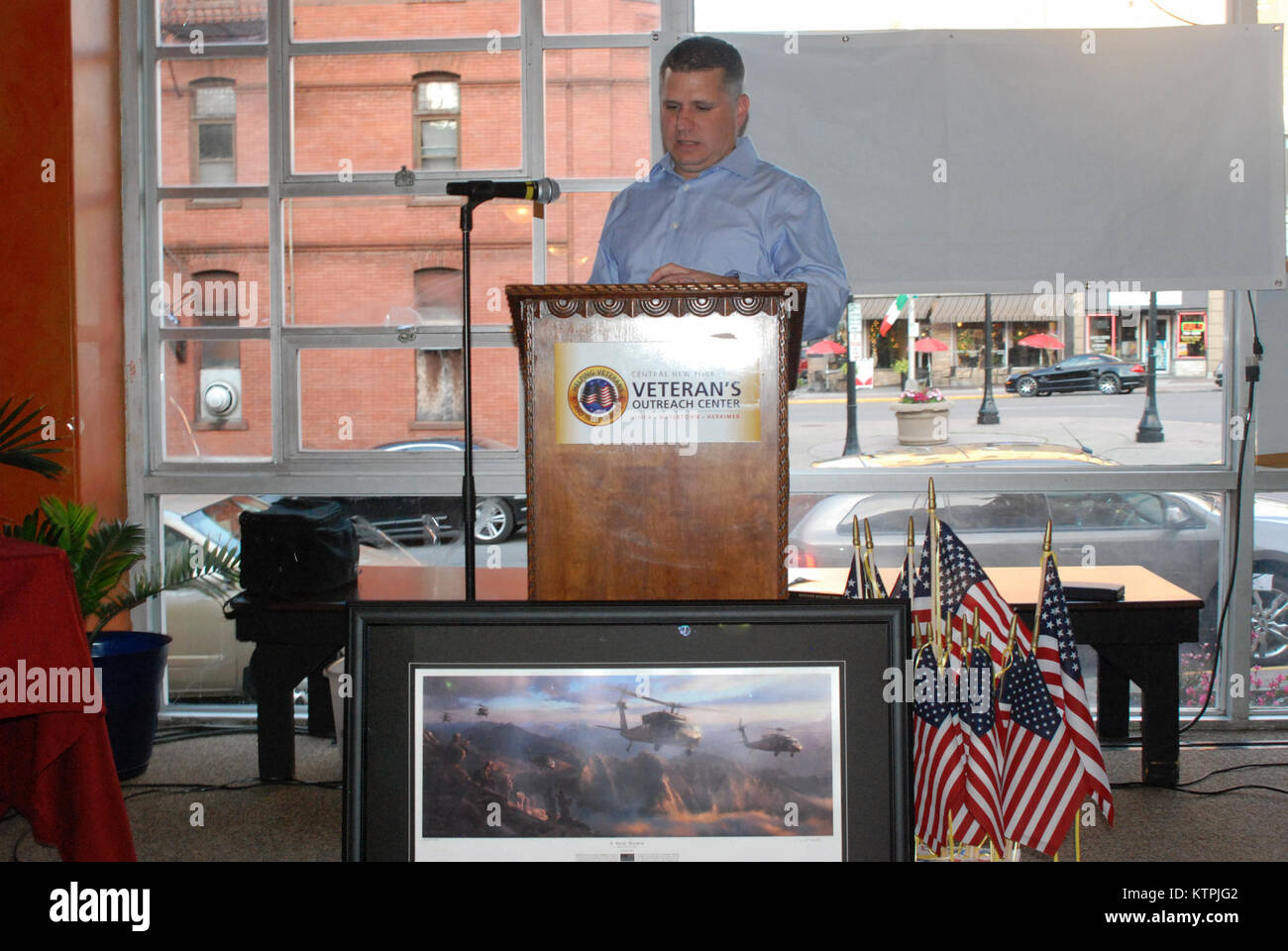 Major Rick Redmond delivers his retirement message at Veteran's ...