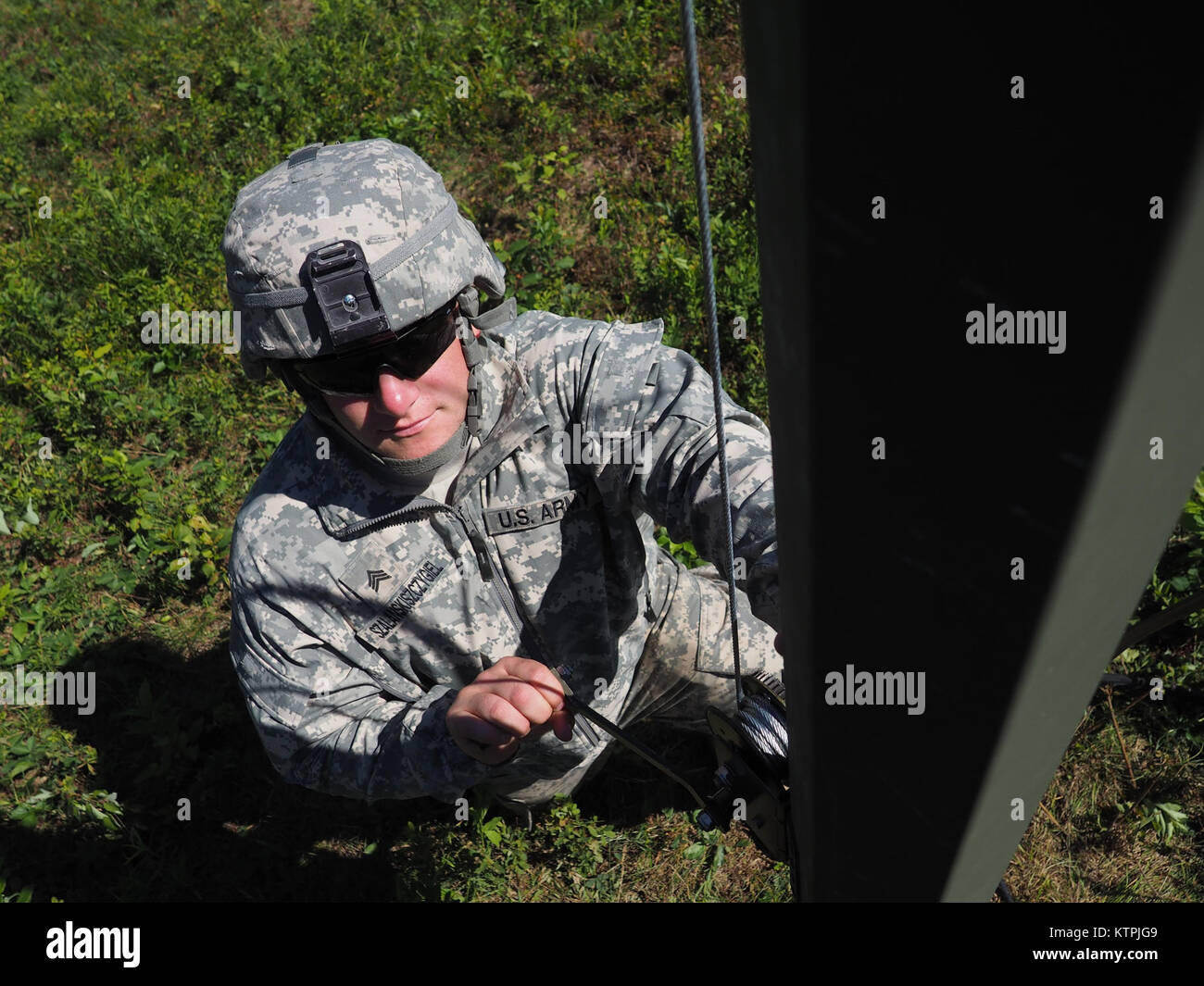 Sgt. Jacob Szalanskiszczygiel, a satellite communications Soldier with ...