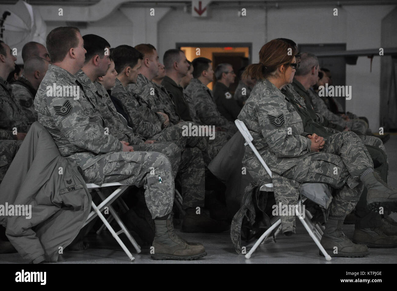 US military at Reaper drone training seminar Stock Photo - Alamy