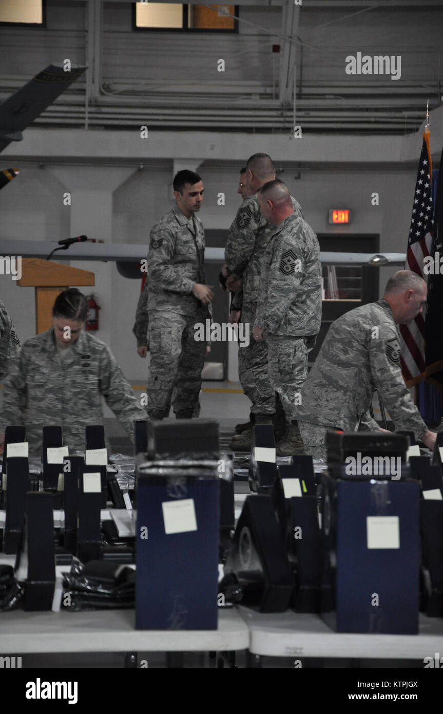 US military at Reaper drone training seminar Stock Photo - Alamy